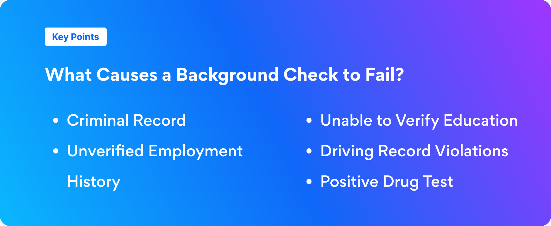 A Candidate Fails a Background Check: What’s Next? | Cisive
